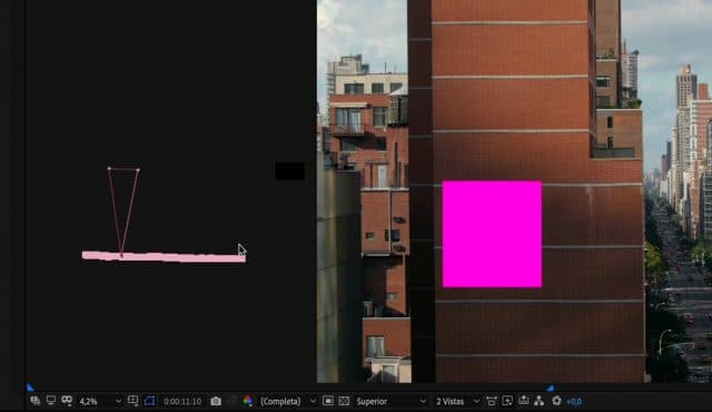 3D CAMERA TRACKING en after effects